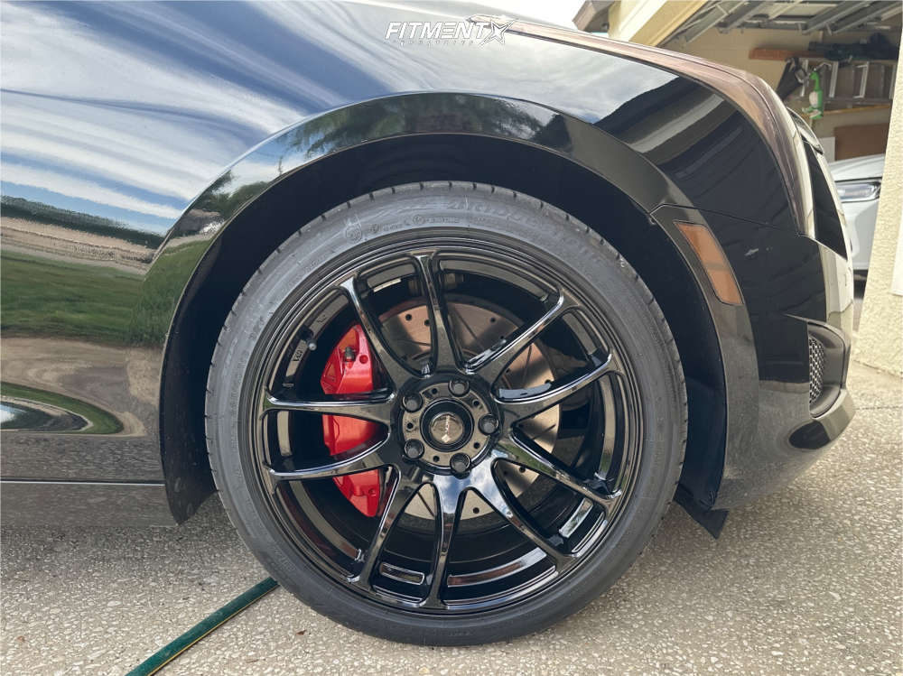 2014 Cadillac ATS Luxury with 18x8.5 Vors Tr4 and Bridgestone 225x40 on ...