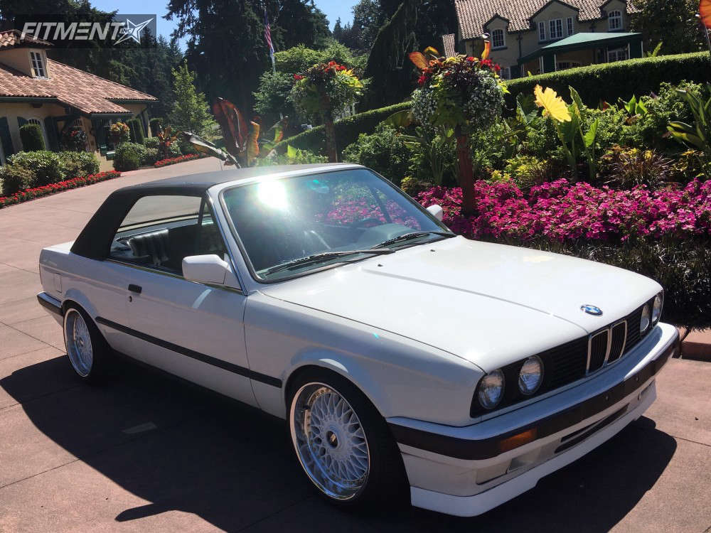 1991 BMW 3 Series Base with 17x8 BBS RC090 and Falken 205x40 on ...
