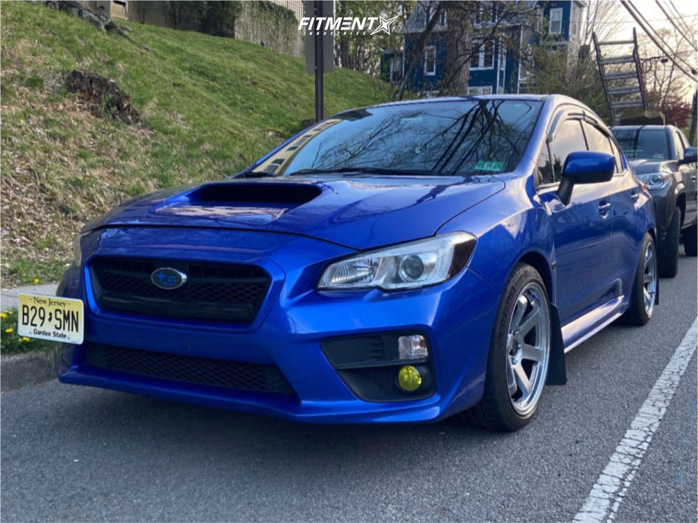 2016 Subaru WRX Premium with 18x9.5 AVID1 Av6 and Michelin 245x40 on ...