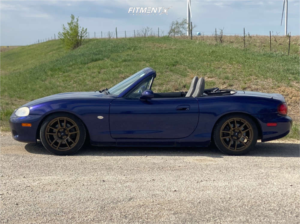 2003 Mazda Miata SE with 16x8 Konig Heliogram and Continental 205x45 on ...