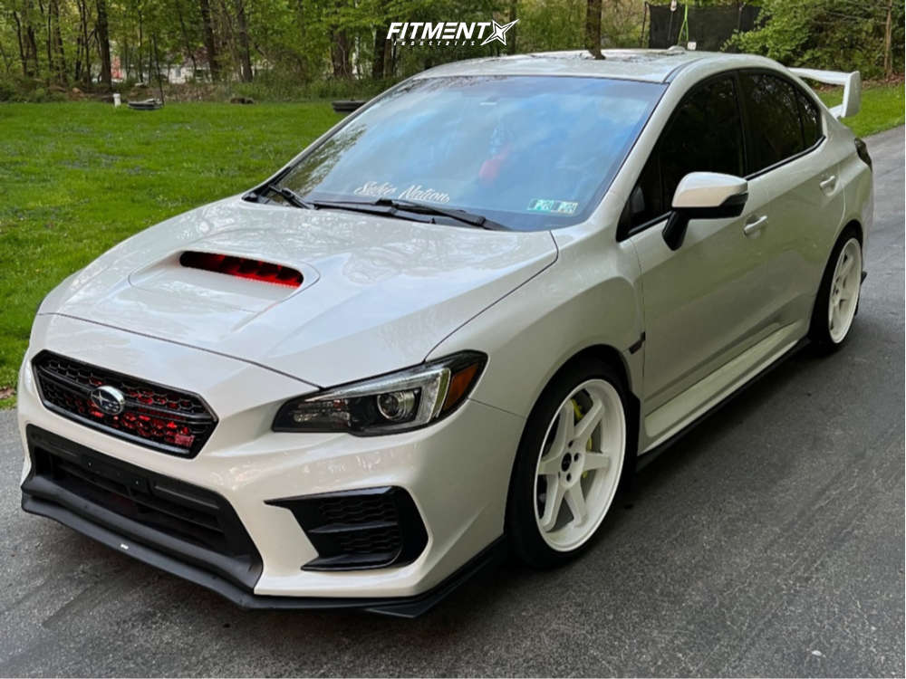 2020 Subaru WRX STI Limited with 19x9.5 Vors Tr37 and Yokohama 245x35 on Stock Suspension ...