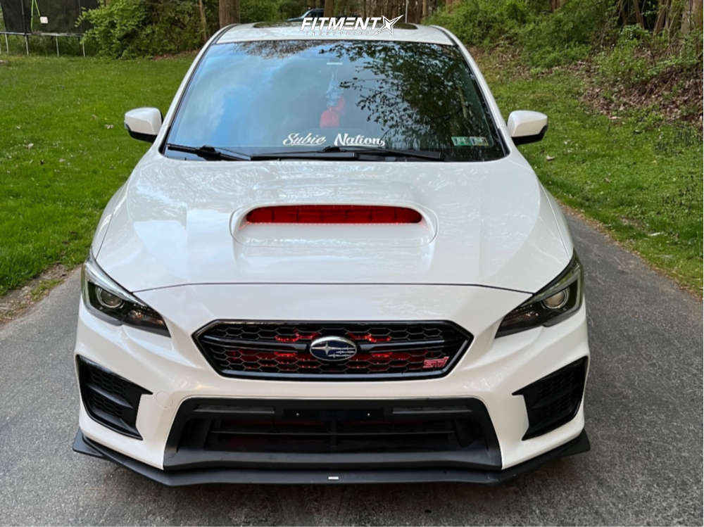 2020 Subaru WRX STI Limited with 19x9.5 Vors Tr37 and Yokohama 245x35 on Stock Suspension ...