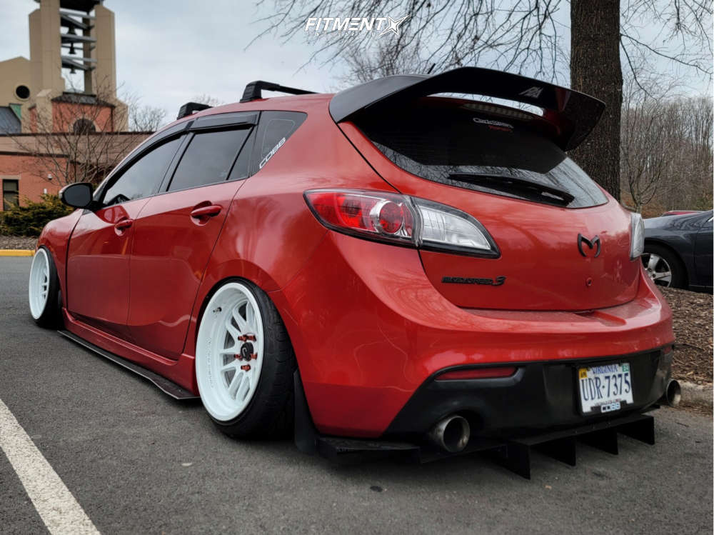2012 Mazda 3 Mazdaspeed with 17x9 Cosmis Racing Xt-206r and Nitto ...