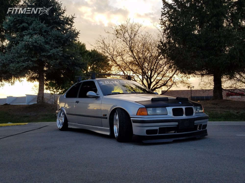 1996 BMW 318ti Base with 18x8.5 ESM and Achilles 205x40 on Coilovers ...
