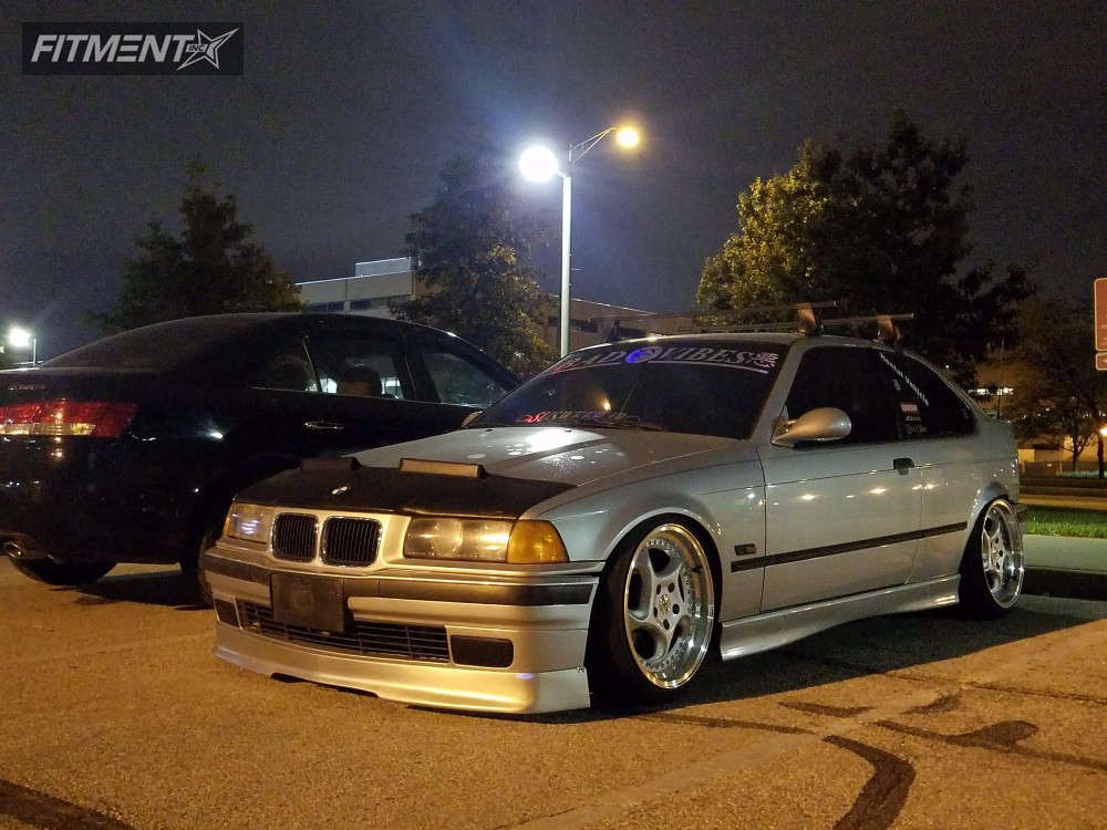 1996 BMW 318ti Base with 18x8.5 ESM and Achilles 205x40 on Coilovers ...