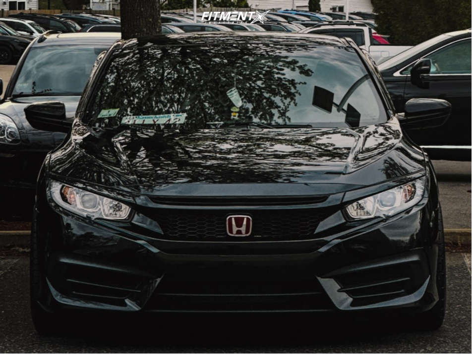 2018 Honda Civic LX with 18x9.5 Aodhan Ah08 and BFGoodrich 245x40 on ...