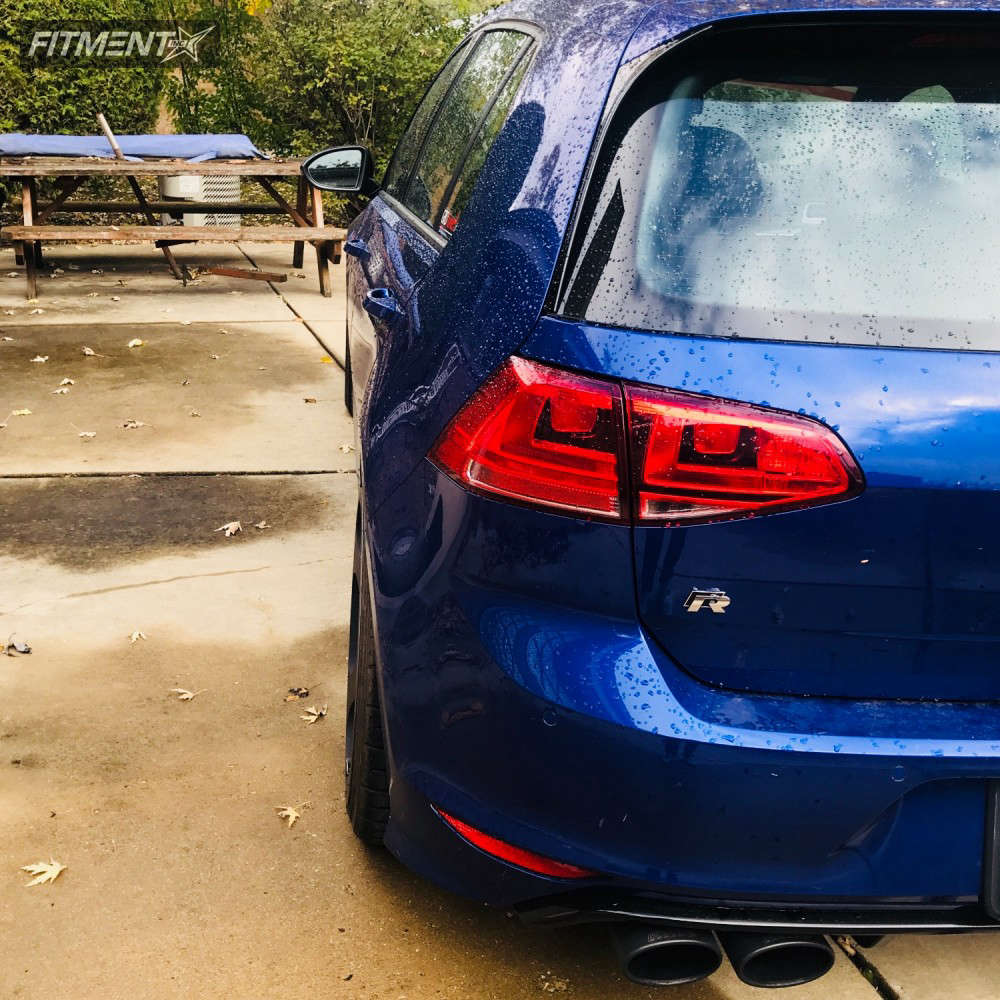 2015 Volkswagen Golf R Base with 19x8.5 Rotiform Nue and Dunlop 235x35 ...