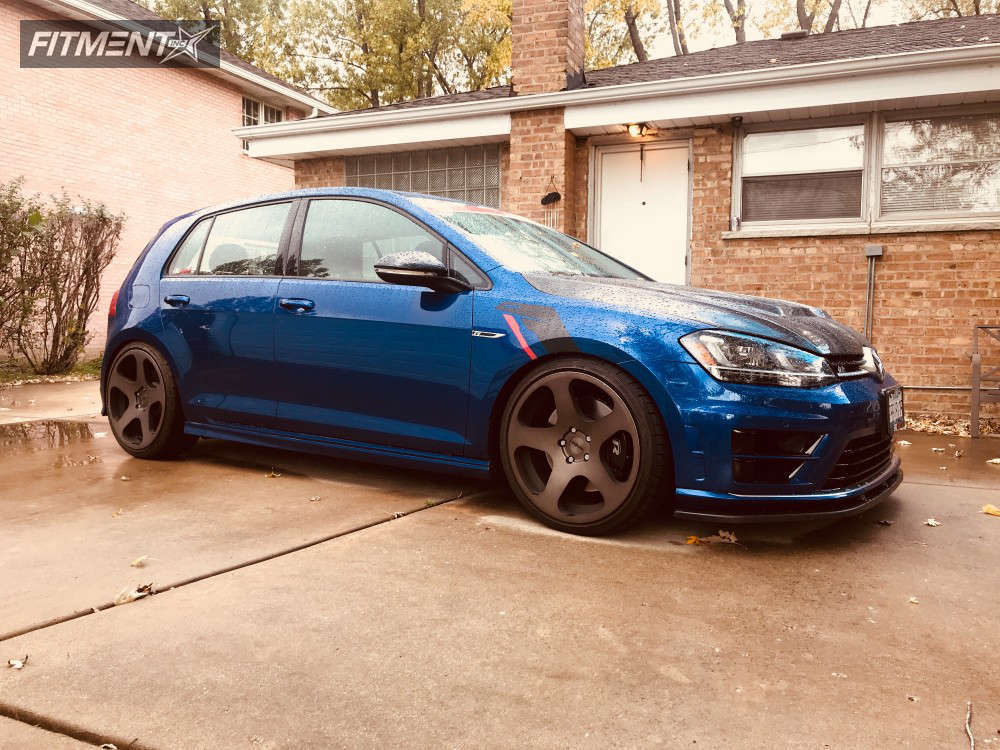 2015 Volkswagen Golf R Base with 19x8.5 Rotiform Nue and Dunlop 235x35 ...