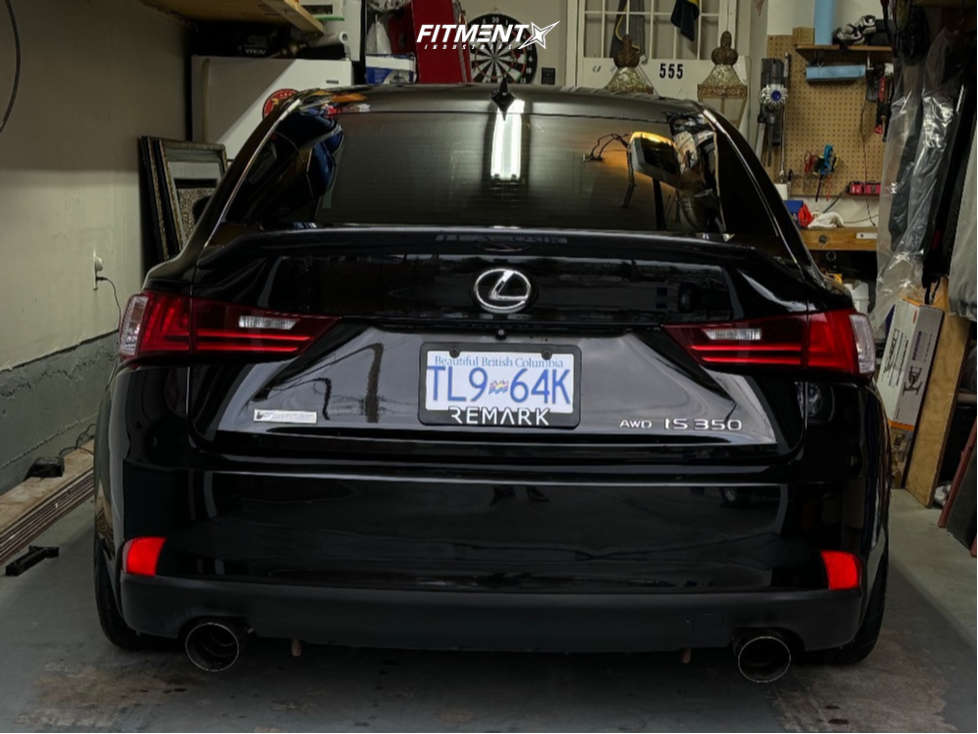 2015 Lexus IS350 F Sport with 18x8.5 Aodhan Aff7 and Firestone 225x40 ...
