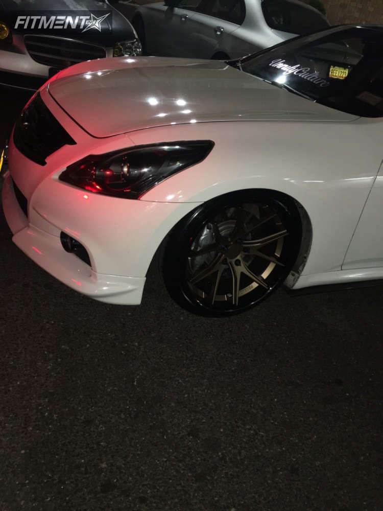 2012 INFINITI G37 Sport with 20x10.5 Ferrada FR2 and Delinte 235x35 on ...