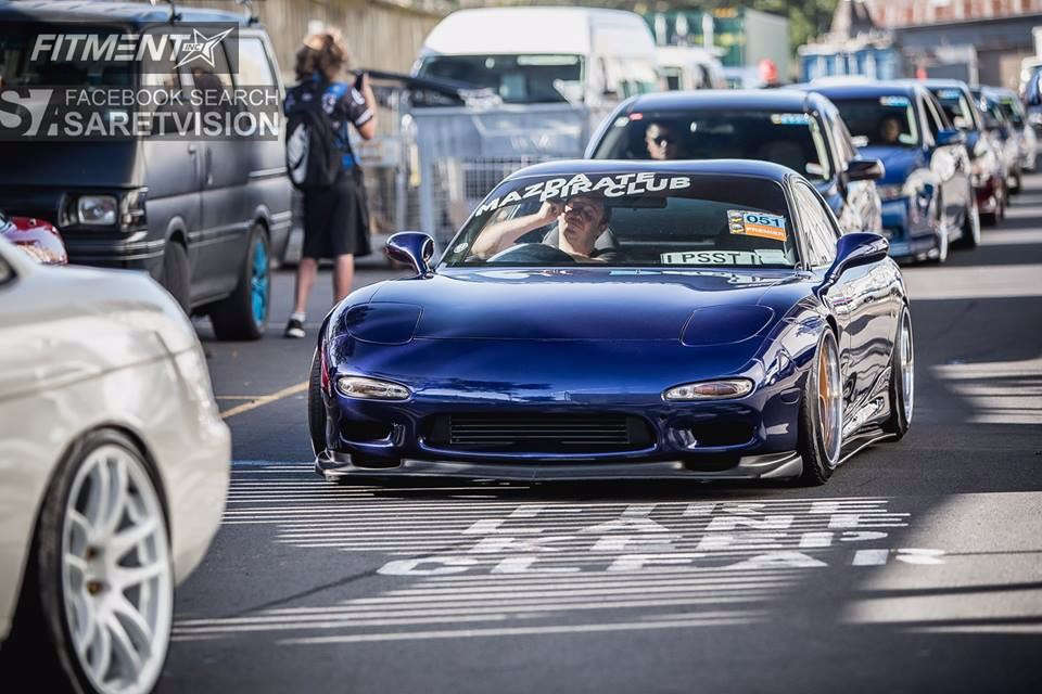 1992 Mazda RX-7 Base with 17x10.5 Work VS XX and Falken 245x40 on ...
