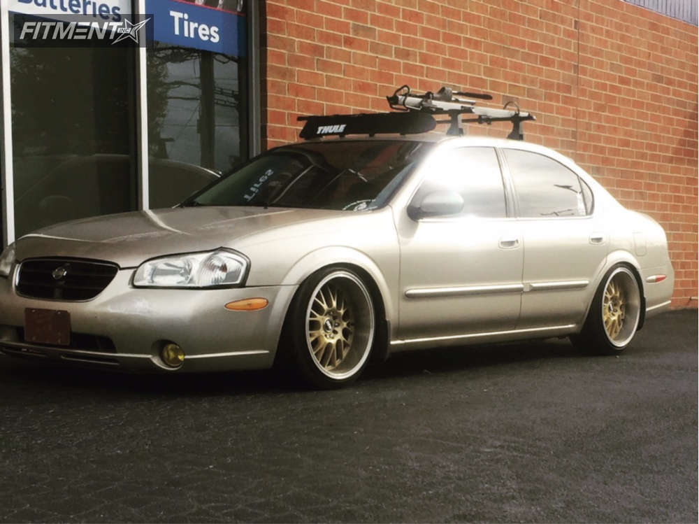 2000 Nissan Maxima GXE with 18x10 STR 514 and Nexen 225x40 on Coilovers ...