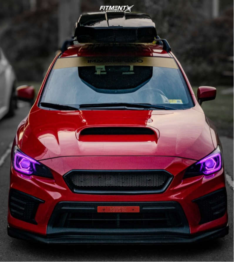 2019 Subaru WRX Base with 18x10.5 AVID1 Av6 and Continental 245x40 on ...