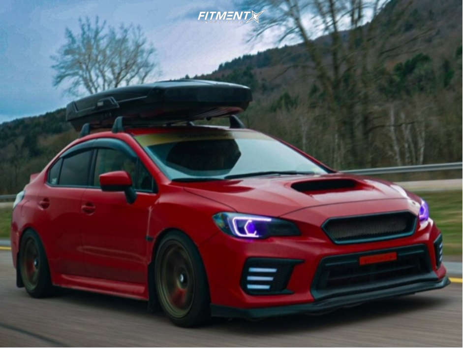 2019 Subaru WRX Base with 18x10.5 AVID1 Av6 and Continental 245x40 on ...