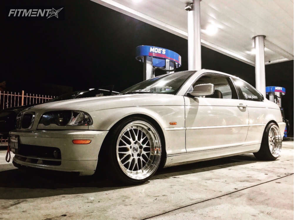 2000 BMW 3 Series Base with 18x9.5 ESR Sr05 and Continental 245x35 on ...