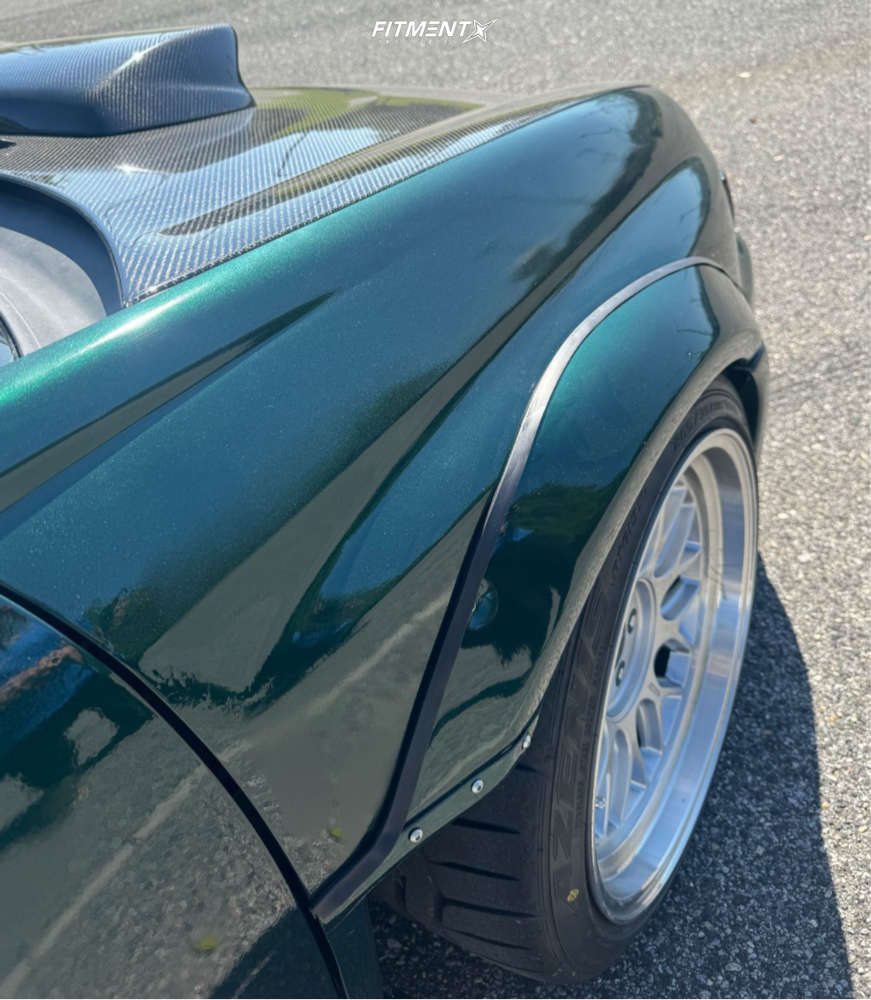 2002 Subaru Impreza WRX with 18x10.5 ESR Cr1 and Falken 265x35 on ...