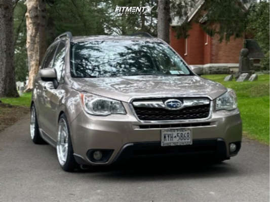 2016 Subaru Forester 2.5i Premium with 18x9.5 Aodhan Ds06 and Lexani ...