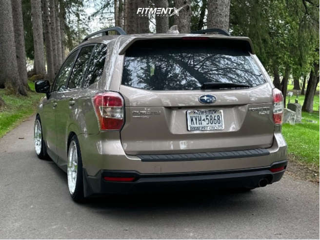 2016 Subaru Forester 2.5i Premium with 18x9.5 Aodhan Ds06 and Lexani ...