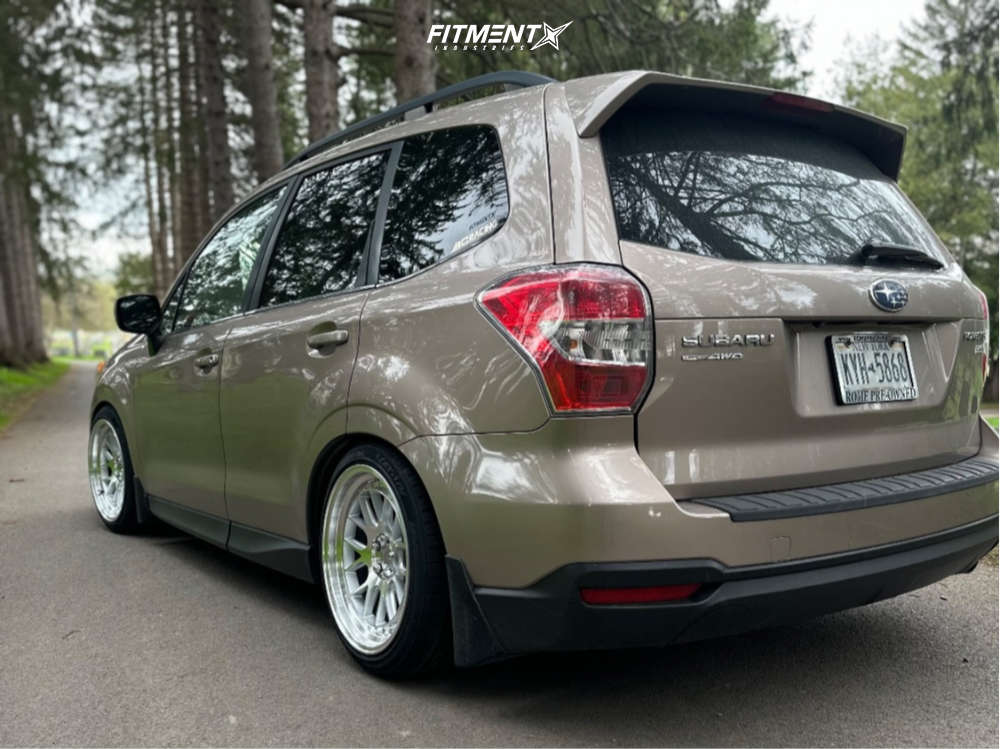 2016 Subaru Forester 2.5i Premium with 18x9.5 Aodhan Ds06 and Lexani ...