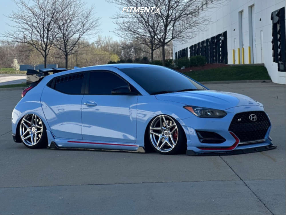 2020 Hyundai Veloster N Base with 18x8.5 Heritage Ebisu Monoc and ...