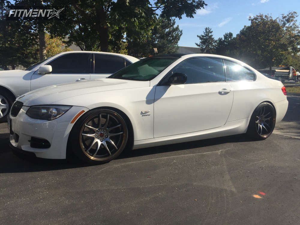 2011 BMW 335is Base with 19x9.5 Work Emotion Cr 2p and Nexen 235x35 on ...