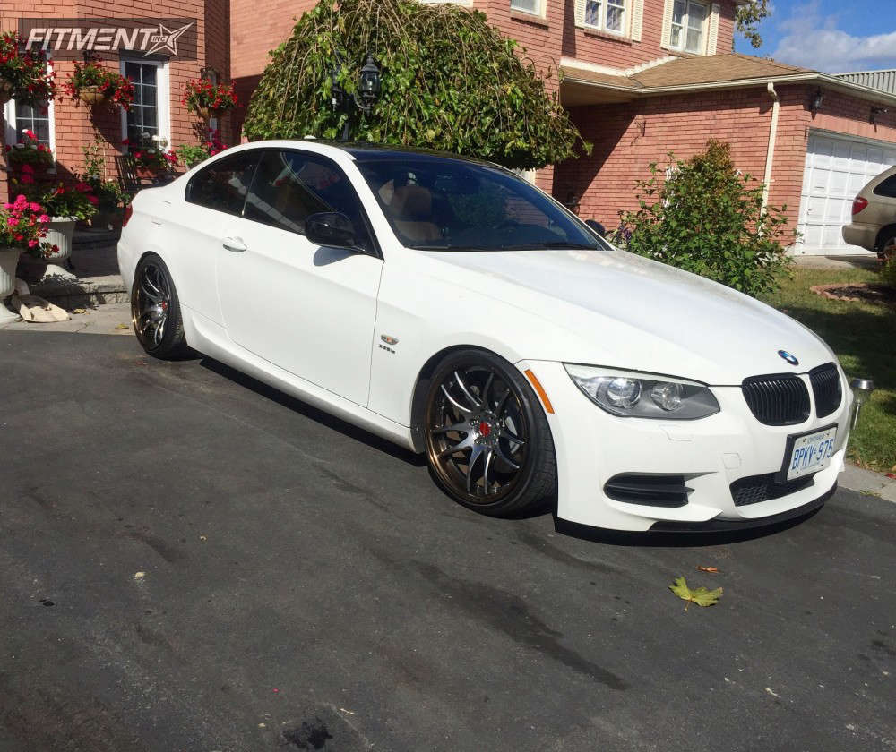 2011 BMW 335is Base with 19x9.5 Work Emotion Cr 2p and Nexen 235x35 on ...