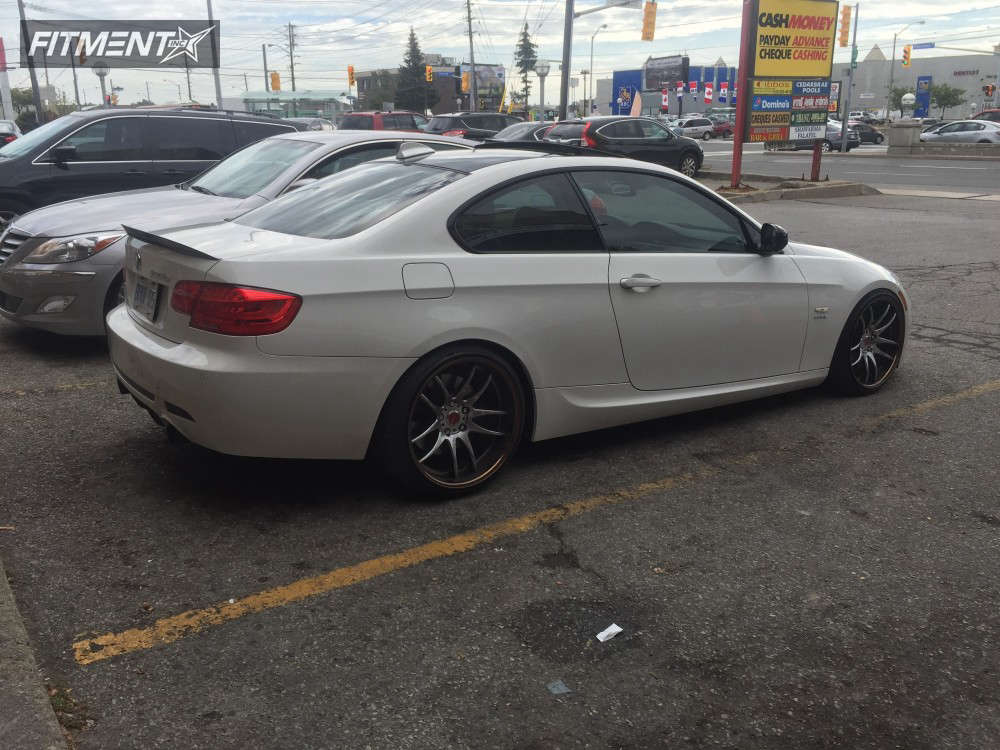 2011 BMW 335is Base with 19x9.5 Work Emotion Cr 2p and Nexen 235x35 on ...