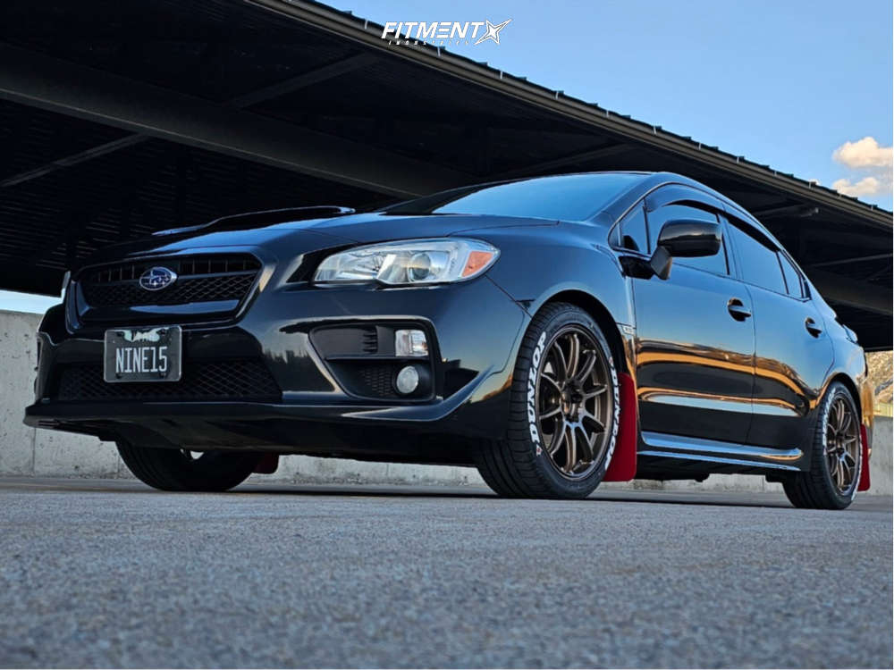 2017 Subaru WRX Limited with 18x8 Enkei Triumph and Dunlop 245x40 on ...