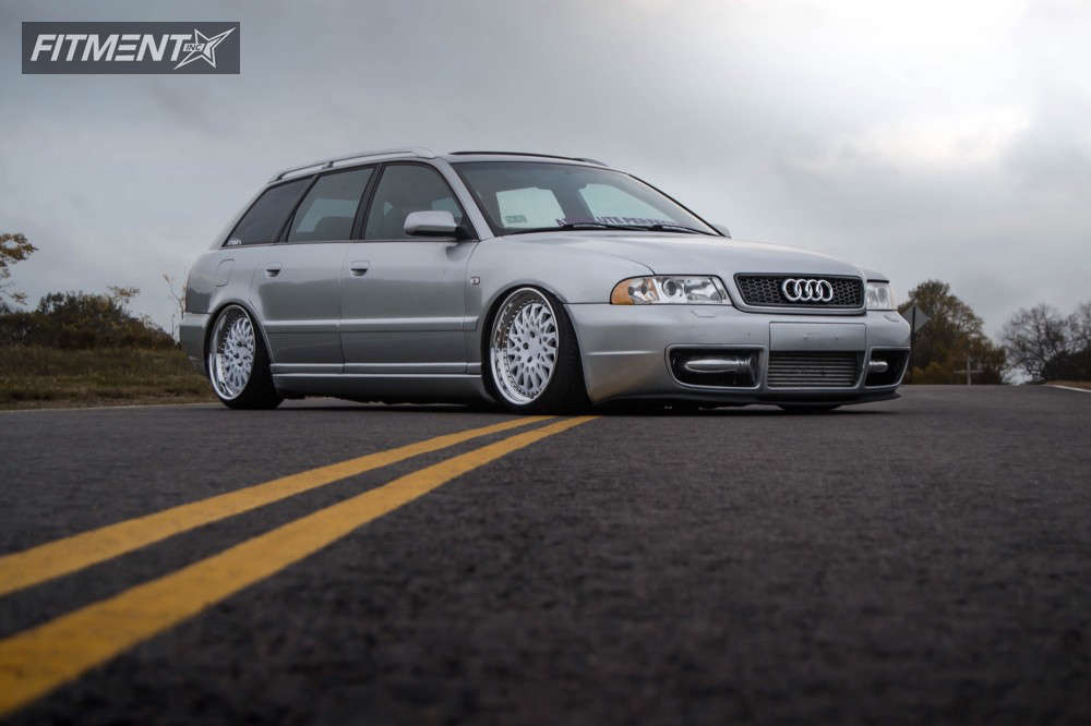 2002 Audi S4 Avant with 18x9.5 WatercooledIND Sa07 and Nankang 215x35 ...