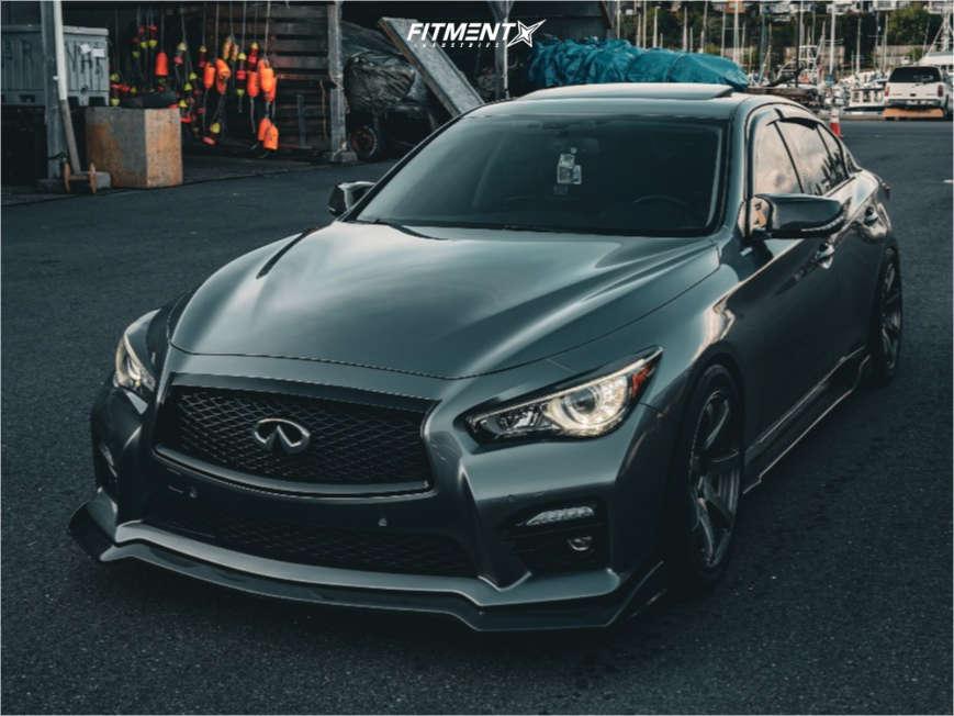 2014 INFINITI Q50 other with 18x9 Enkei Pf07 and Nitto 275x40 on Coilovers | 2997136 | Fitment ...