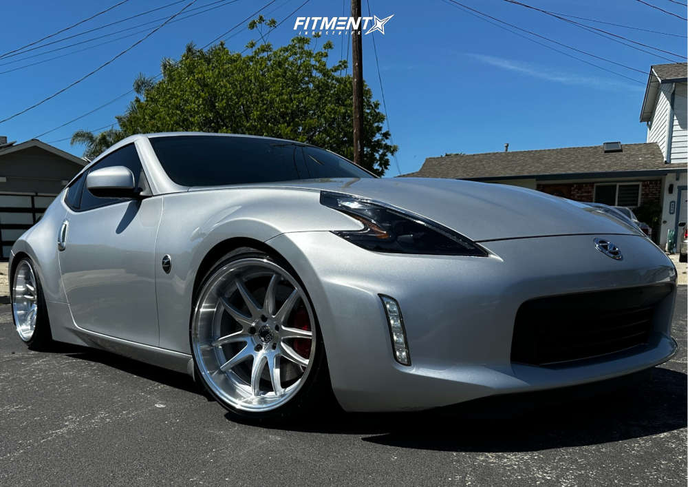 2013 Nissan 370Z Touring with 19x11 Aodhan Ds02 and Michelin 235x35 on ...
