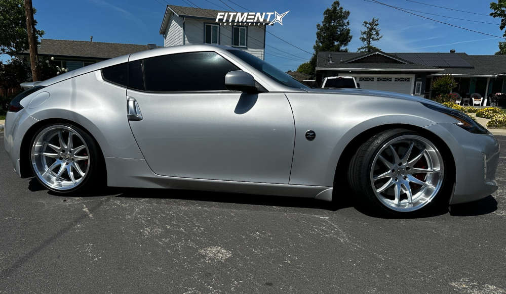 2013 Nissan 370Z Touring with 19x11 Aodhan Ds02 and Michelin 235x35 on ...