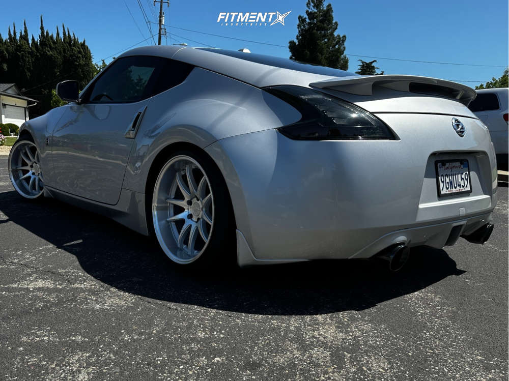 2013 Nissan 370Z Touring with 19x11 Aodhan Ds02 and Michelin 235x35 on ...