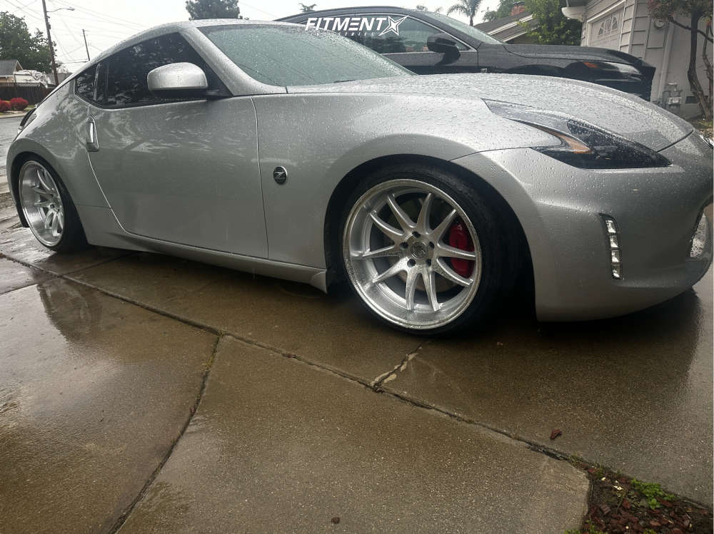2013 Nissan 370Z Touring with 19x11 Aodhan Ds02 and Michelin 235x35 on ...