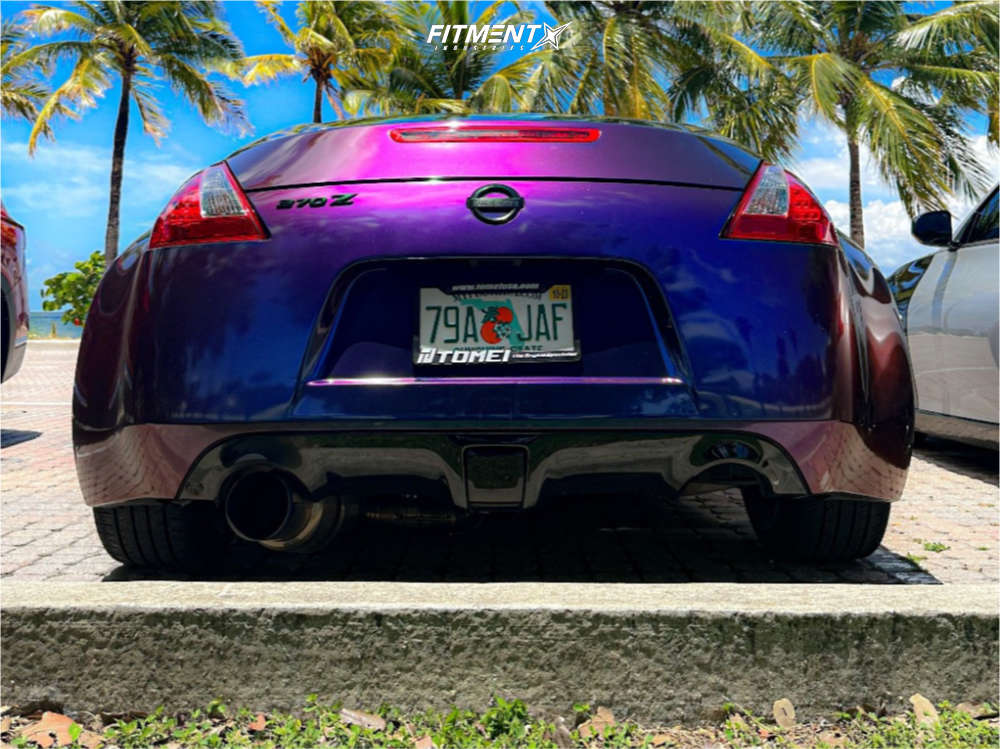 2009 Nissan 370Z Base with 19x9.5 Aodhan Ah02 and Lexani 245x40 on ...