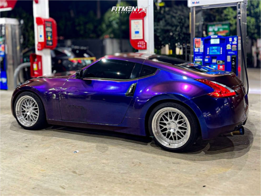 2009 Nissan 370Z Base with 19x9.5 Aodhan Ah02 and Lexani 245x40 on ...