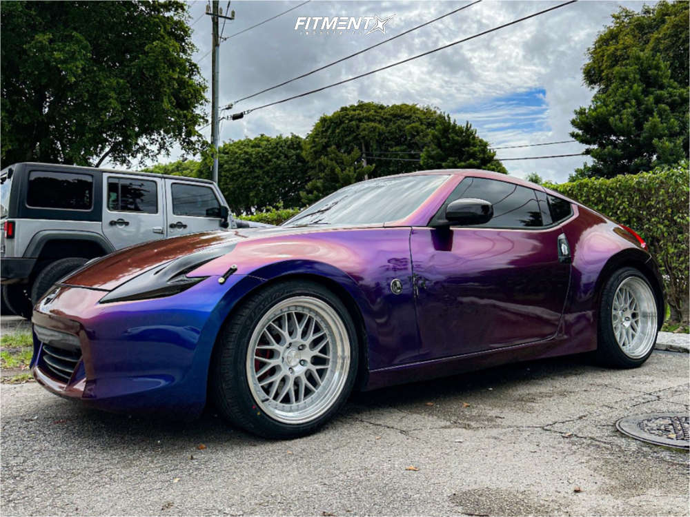 2009 Nissan 370Z Base with 19x9.5 Aodhan Ah02 and Lexani 245x40 on ...