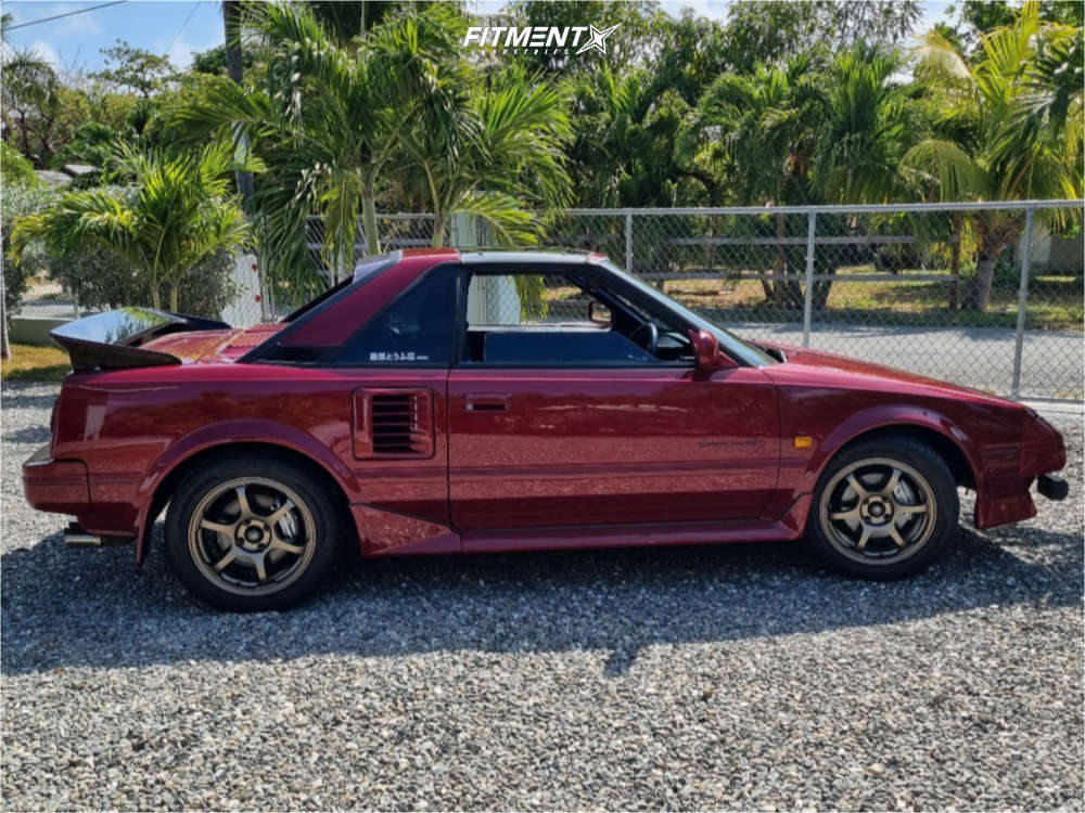 1988 Toyota MR2 Super Charged with 15x6.5 MST Mt40 and Kumho 205x50 on ...