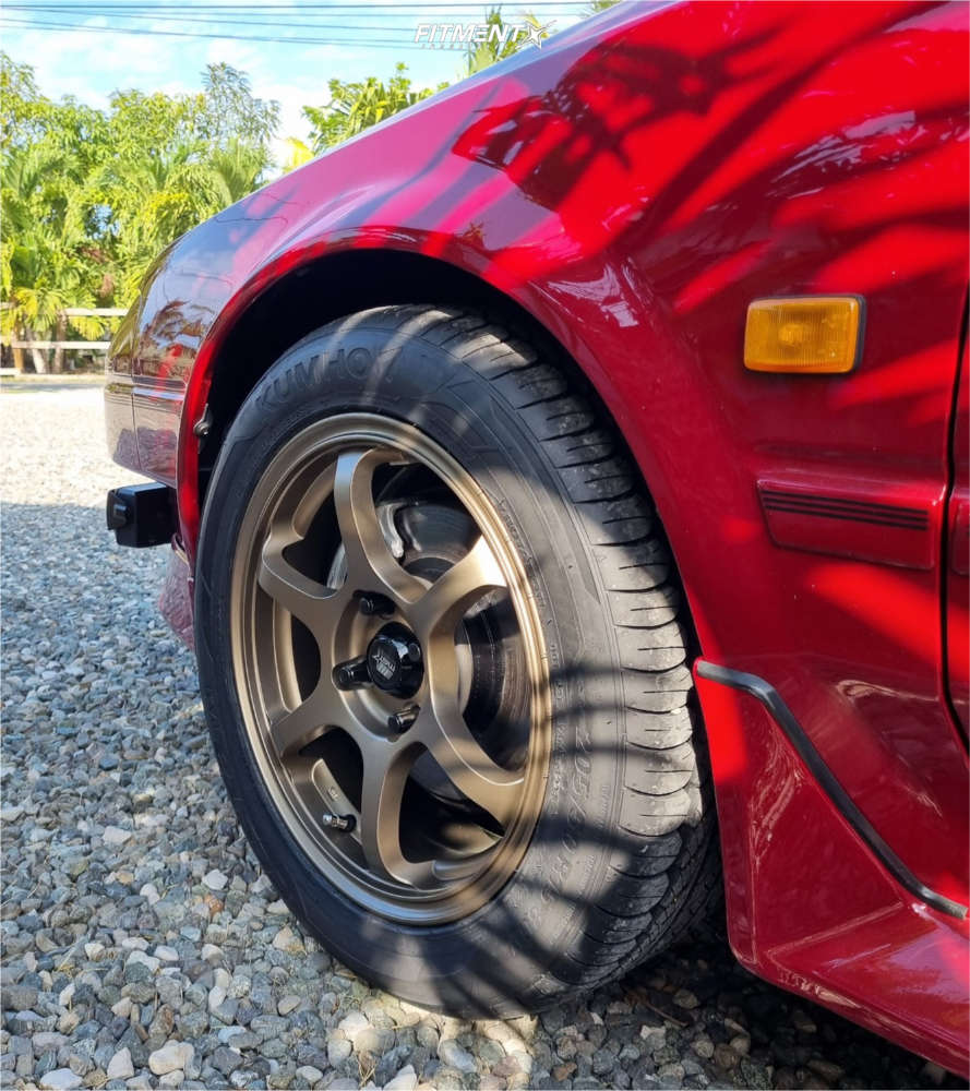 1988 Toyota MR2 Super Charged with 15x6.5 MST Mt40 and Kumho 205x50 on ...