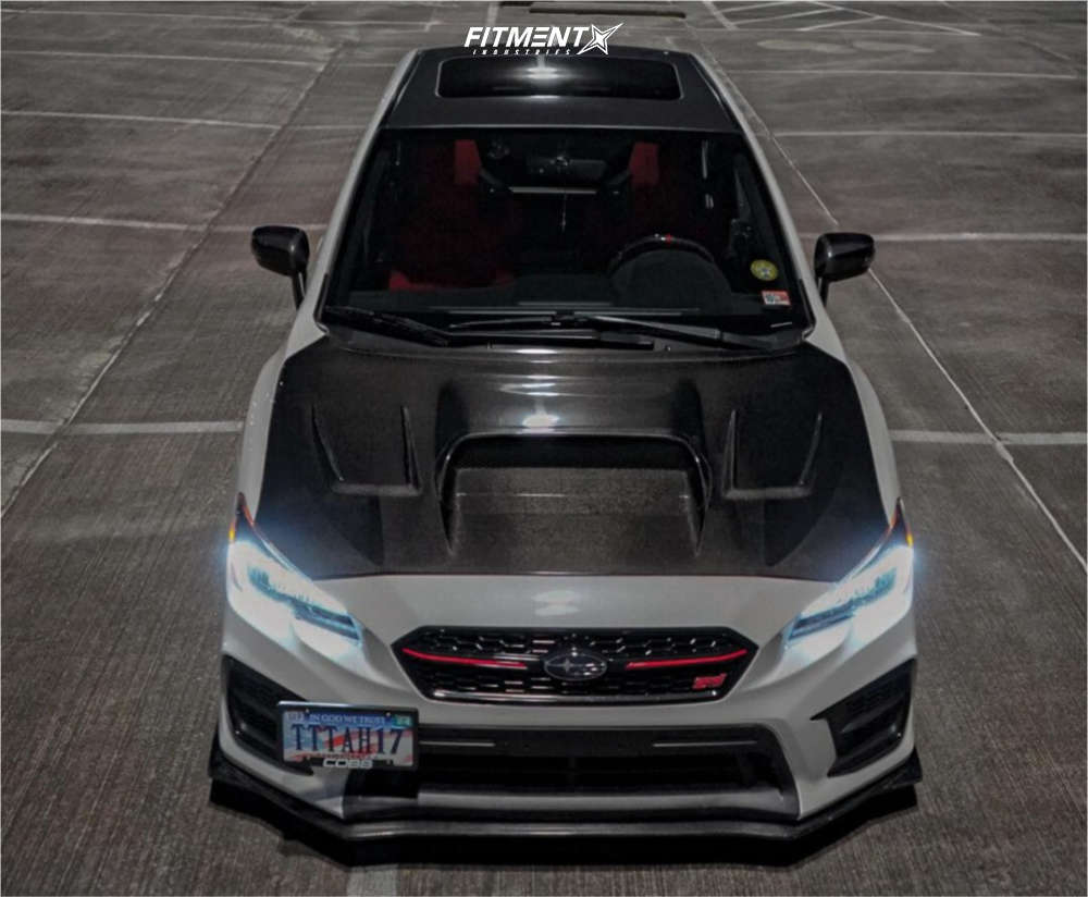 2017 Subaru WRX STI Limited with 18x9.5 Volk Te37sl and Michelin 235x40 ...