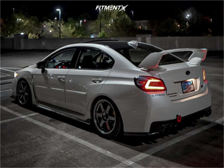 2017 Subaru WRX STI Limited with 18x9.5 Volk Te37sl and Michelin 235x40 ...