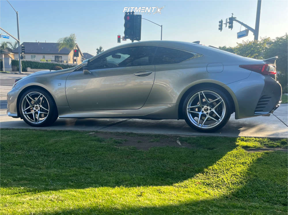 2016 Lexus RC350 F Sport with 19x8.5 Kansei Astro and Continental ...
