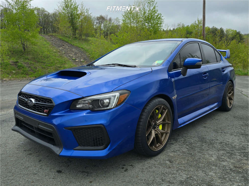 2018 Subaru WRX STI Base with 18x9.5 Enkei Tsr-x and Michelin 265x35 on ...