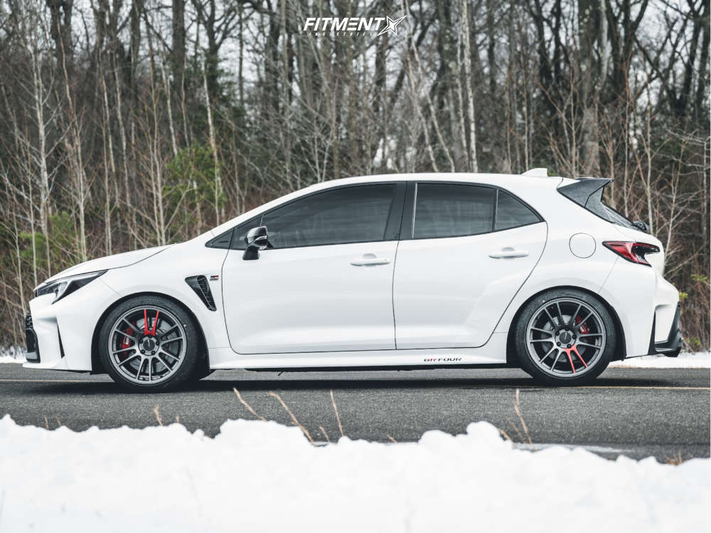 2023 Toyota GR Corolla Core with 18x9.5 Enkei Gtc01rr and Falken 255x35 ...