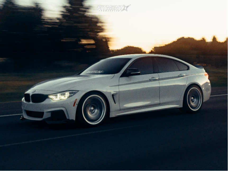 2019 BMW 440i Gran Coupe Base with 19x9.5 Apex Ec-7 and Nitto 235x35 on ...