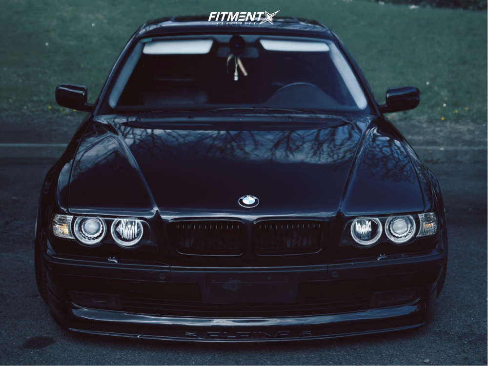 2000 BMW 740i Base with 19x11 Japan Racing Jr29 and Michelin 245x45 on ...