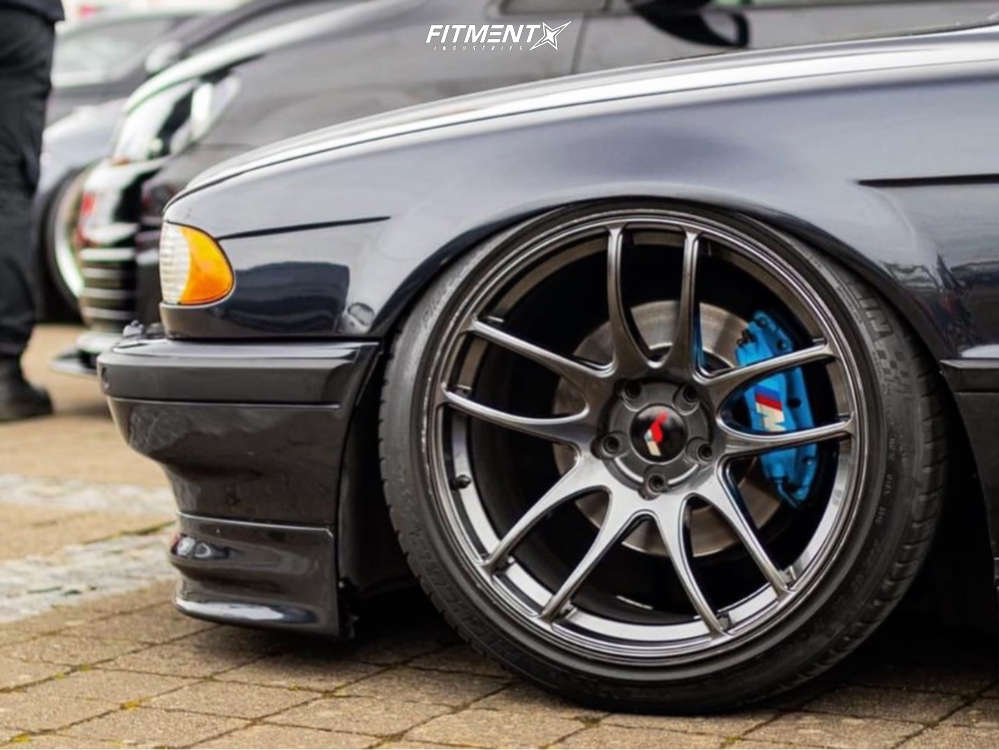 2000 BMW 740i Base with 19x11 Japan Racing Jr29 and Michelin 245x45 on ...