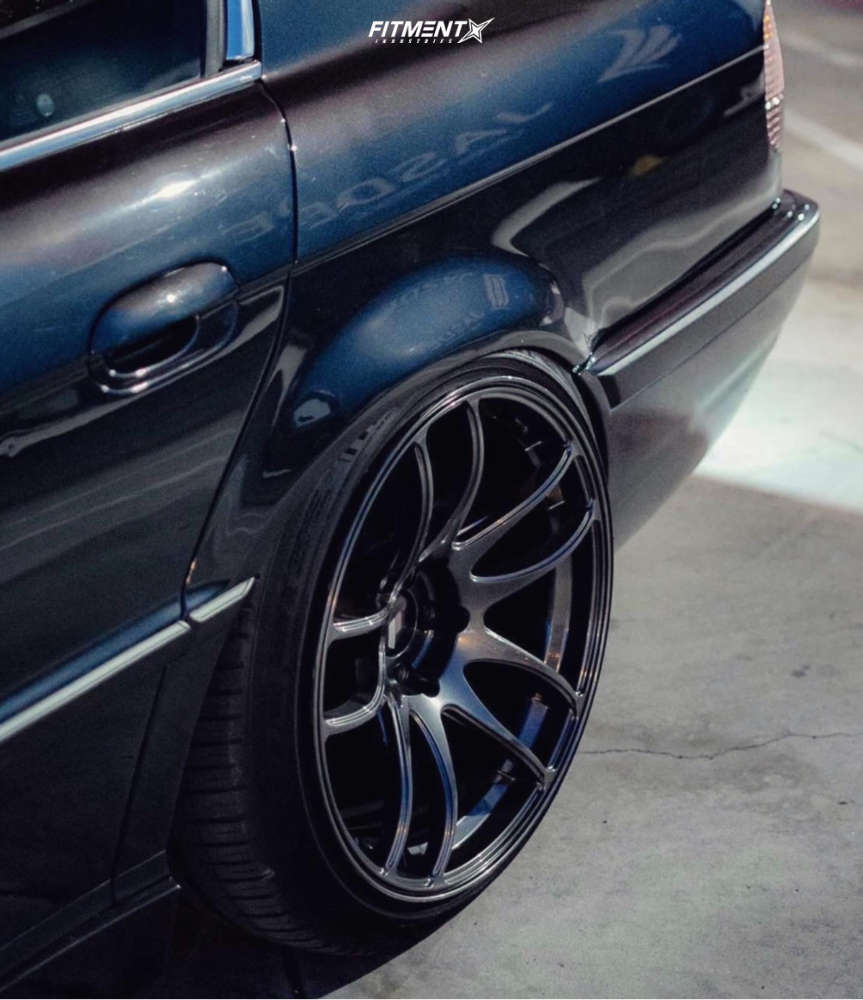 2000 BMW 740i Base with 19x11 Japan Racing Jr29 and Michelin 245x45 on ...