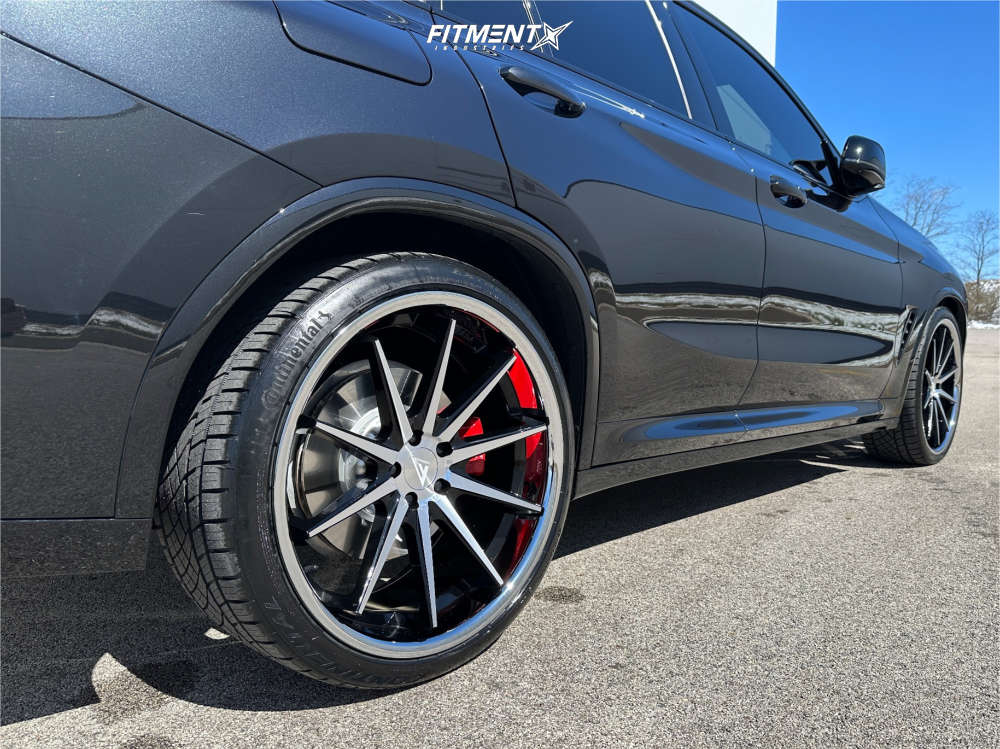 2024 BMW X4 M40i with 22x9 Ferrada FR4 and Continental 265x30 on ...