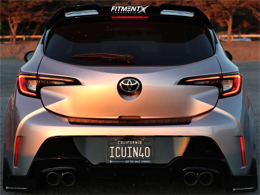 2024 Toyota Corolla SE with 18x9.5 Heritage Imola Monoc and Continental ...